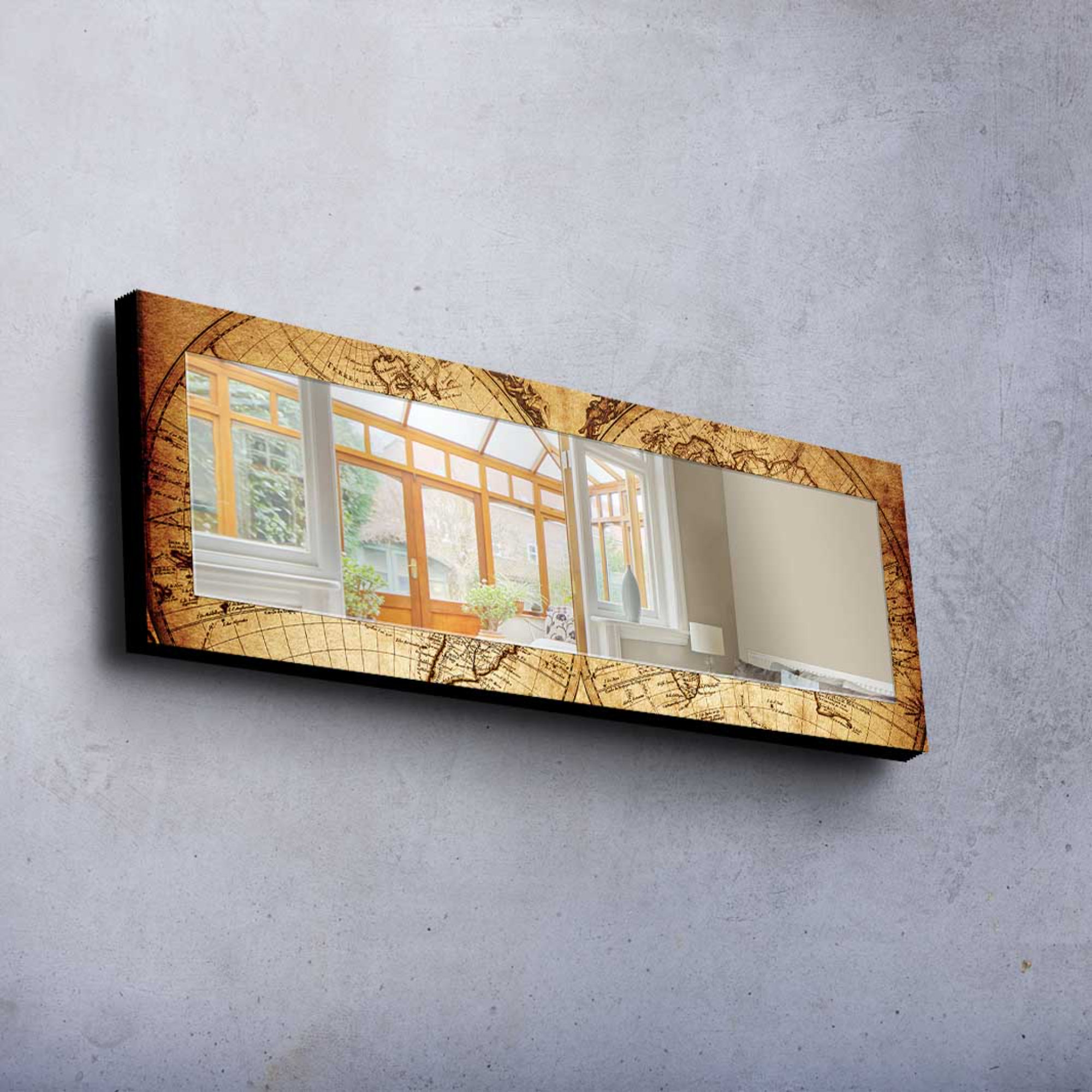 Bless international Rectangle Wood Wall Mirror | Wayfair