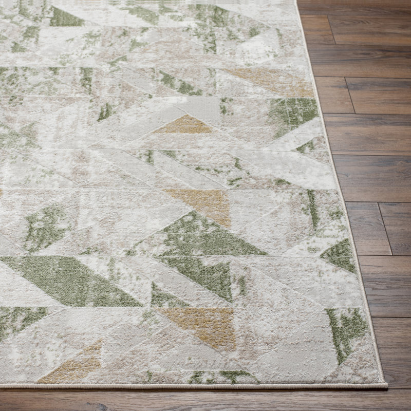 Trent Austin Design® Pyburn Abstract Green Area Rug | Wayfair
