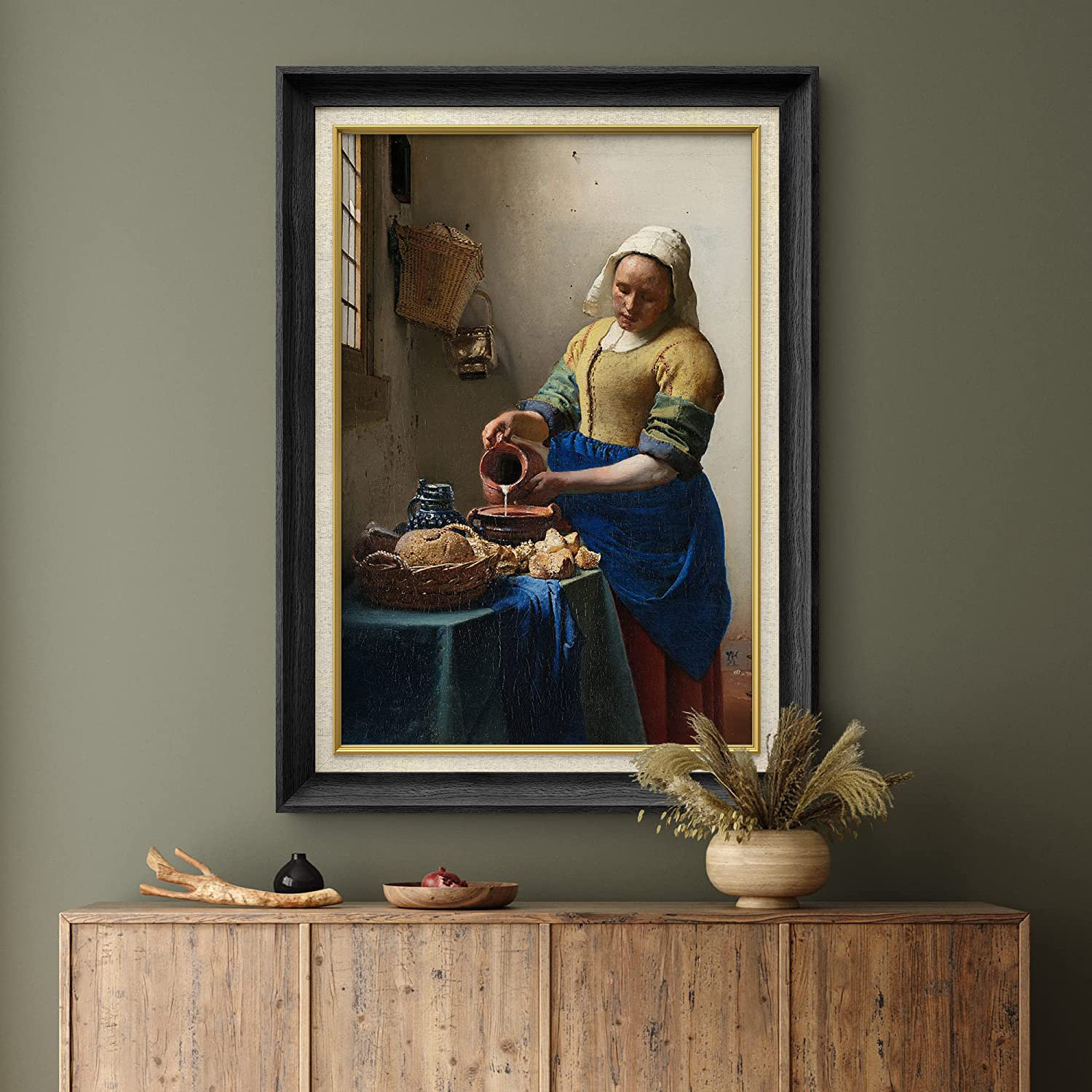 SIGNLEADER Milkmaid (The Kitchen Maid) by Johannes Vermeer - Picture ...