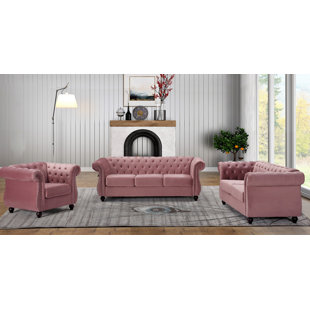 Wayfair | Pink Living Room Sets You'll Love in 2023