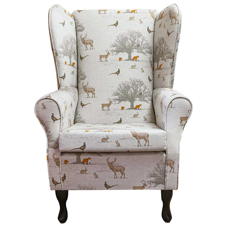 Beaumont Upholstered Wingback Chair | Wayfair.co.uk