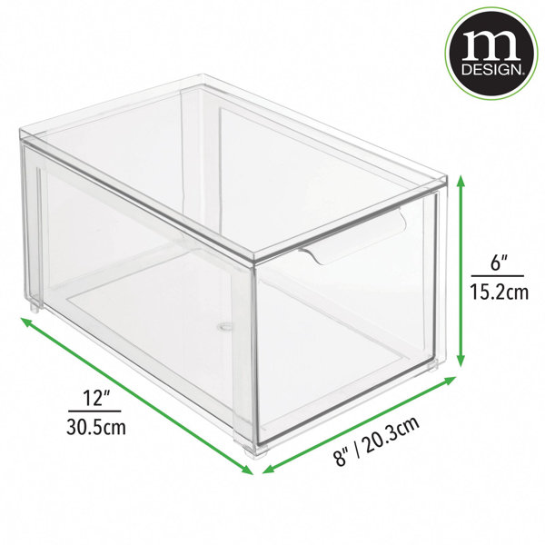 mDesign Plastic 4 Drawer Storage Chest | Wayfair
