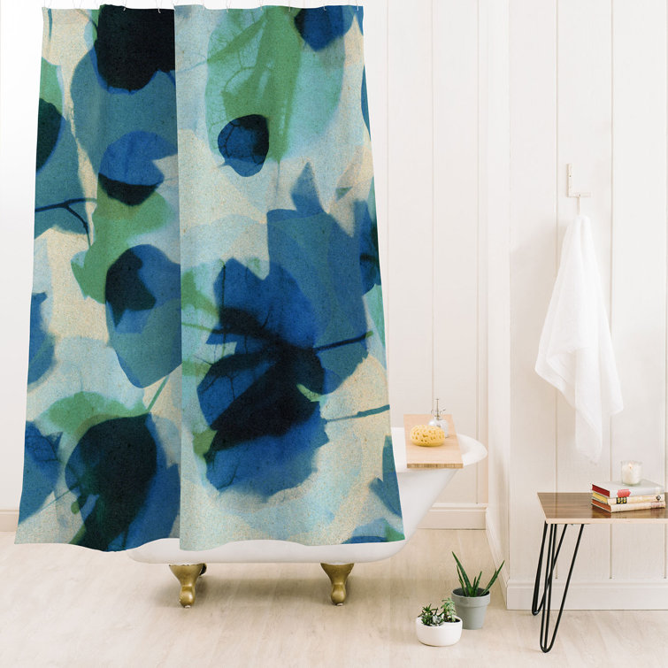 Ivy Bronx Allyn Abstract Single Shower Curtain | Wayfair