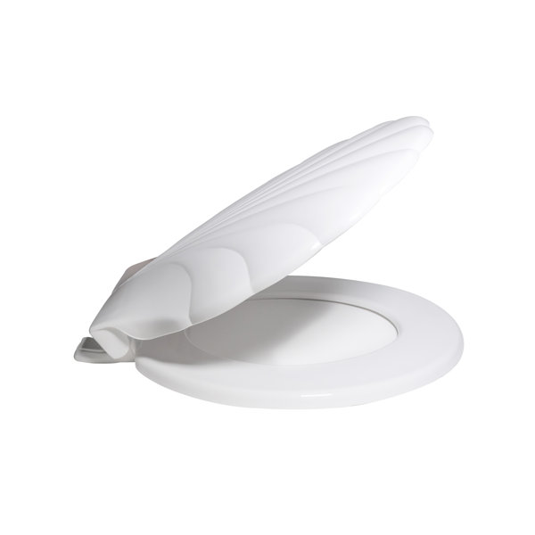 Centoco Sea Shell Design Plastic Round Toilet Seat & Reviews | Wayfair