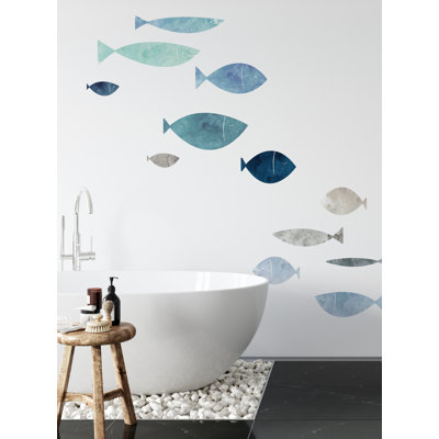Dovecove School Of Fish Wall Decal | Wayfair