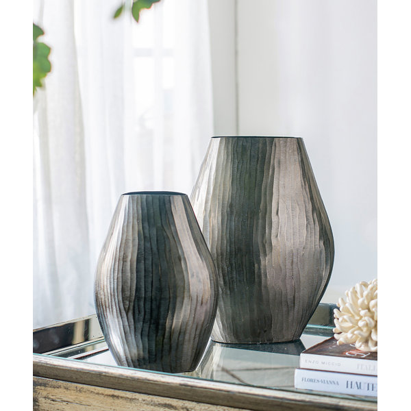 17 Stories Metal Table Vase | Wayfair