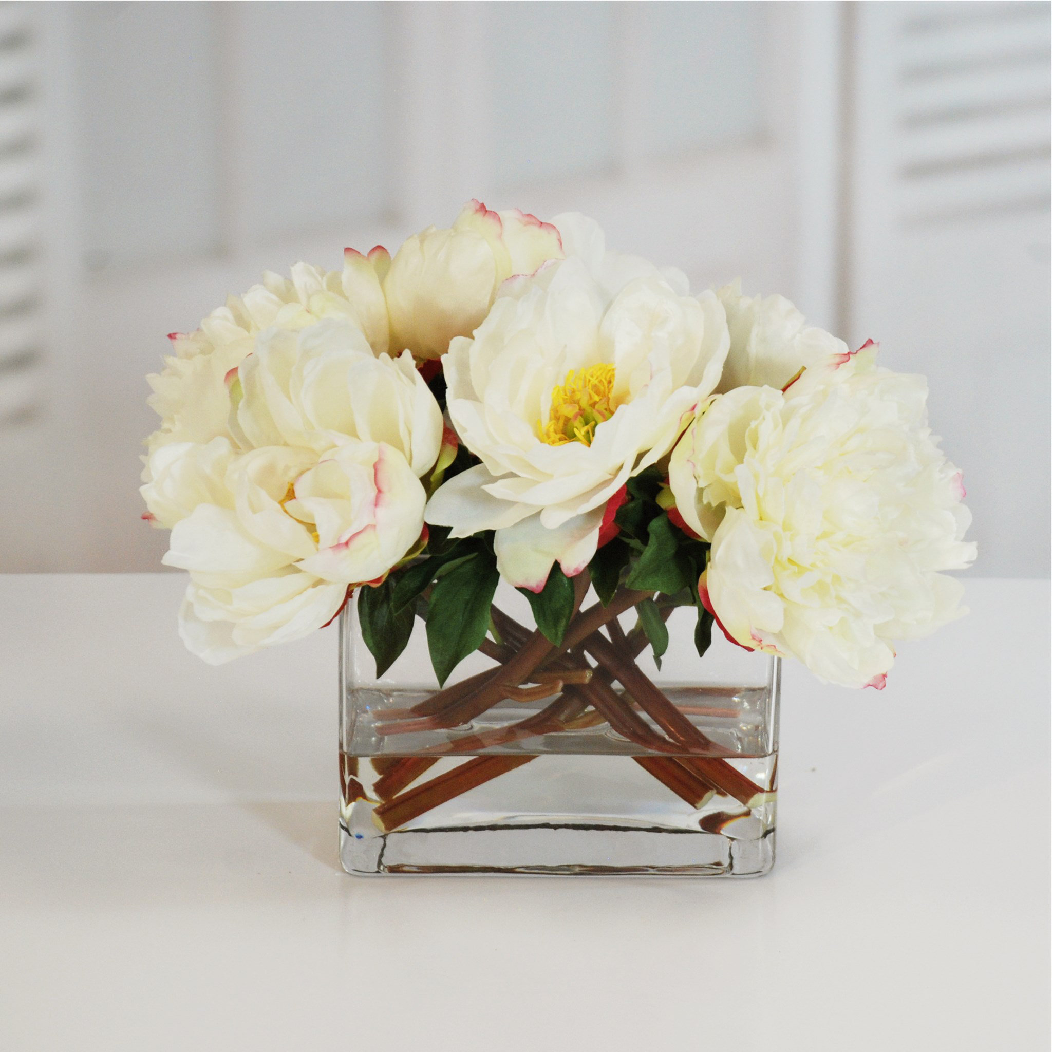 Primrue Peony in Vase | Wayfair