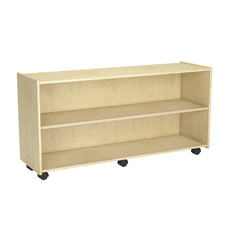 Childcraft 2 Compartment Shelving Unit with Casters | Wayfair