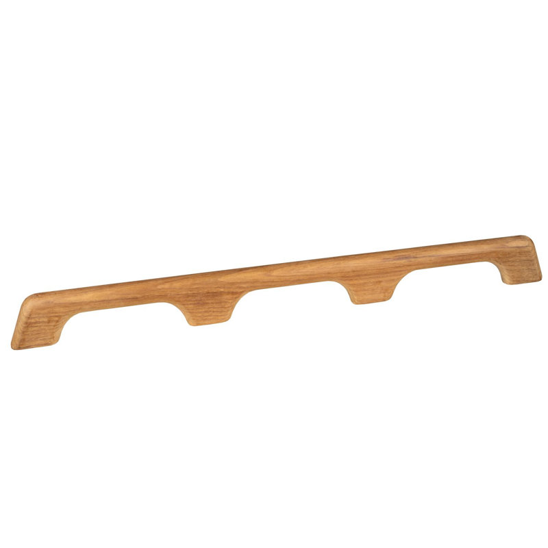 Madison Bay Trading Company Teak 3-Loop Handrail | Wayfair