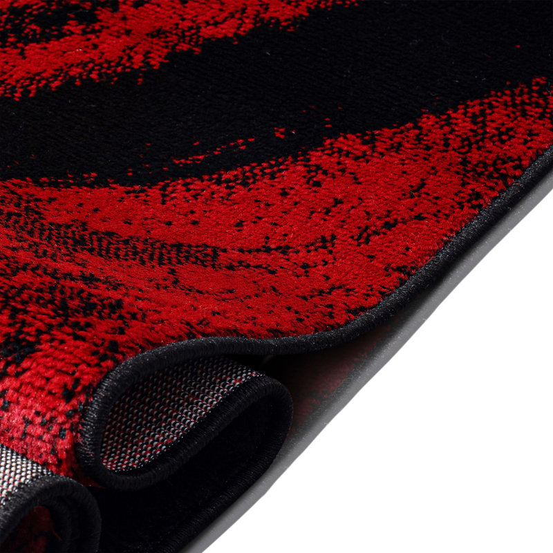 17 Stories Cassina Dhurrie Red Rug & Reviews | Wayfair.co.uk