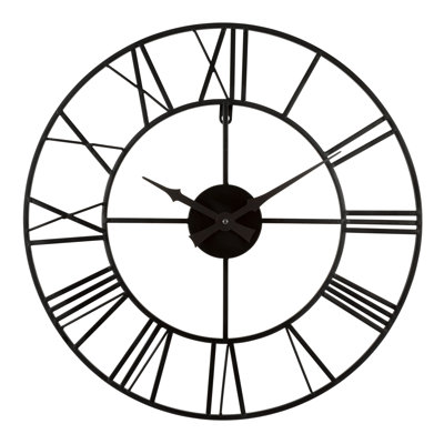 Gracie Oaks Fraley Metal Wall Clock & Reviews | Wayfair