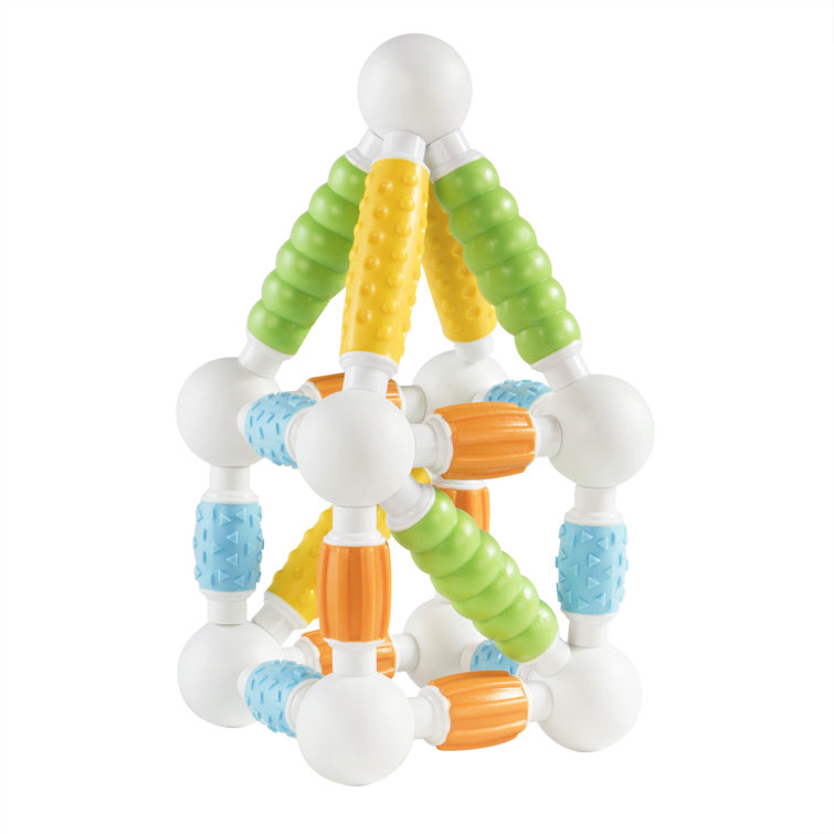 Guidecraft Grippies Builders Toddler Magnetic Learning Toy 30 Piece Set ...