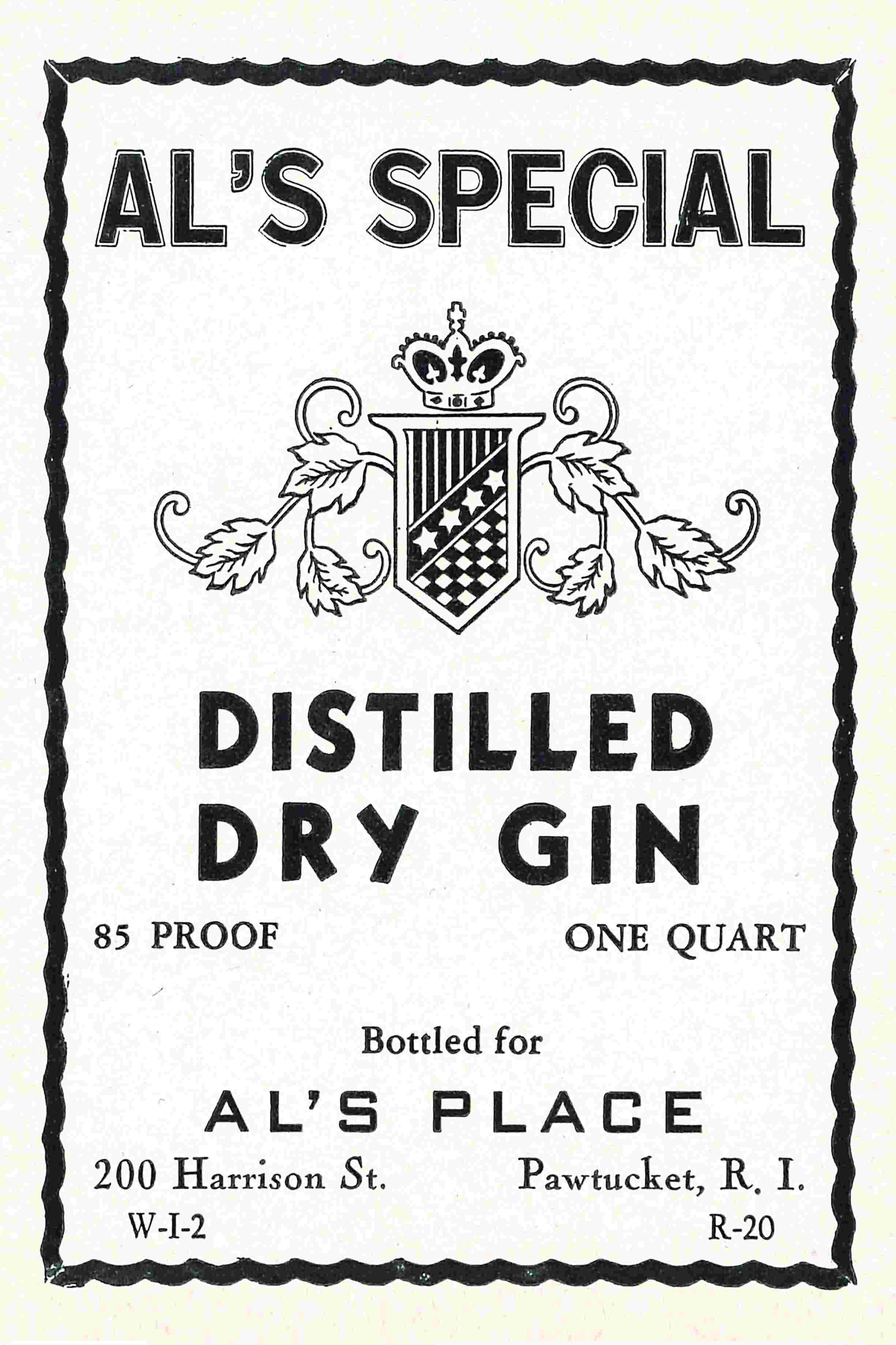 Trinx Als Special Distilled Dry Gin Label Vintage - Wrapped Canvas ...