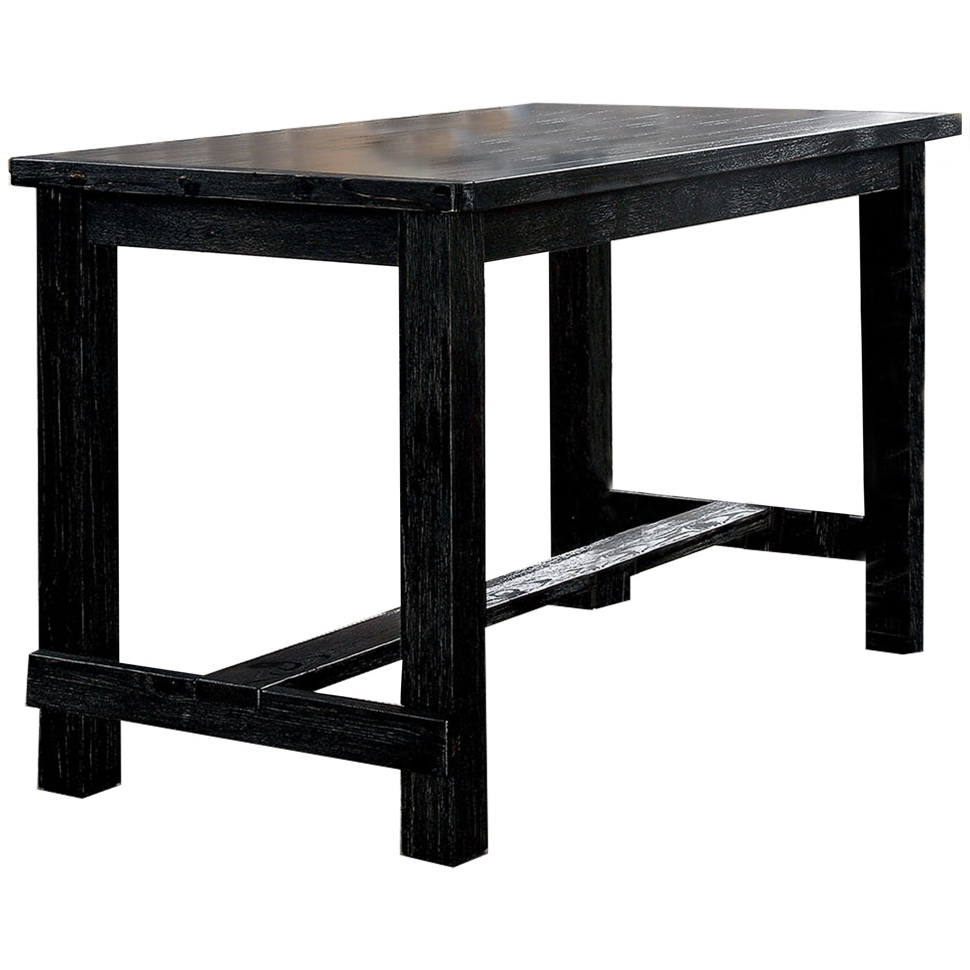 Latitude Run® Counter Height 60'' Solid Wood Trestle Dining Table | Wayfair