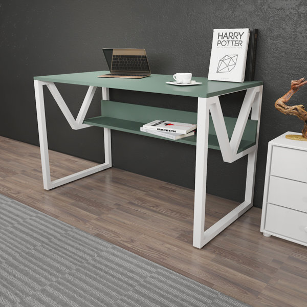Latitude Run Kymiah 120Cm W Rectangular Computer Desk | Wayfair.co.uk