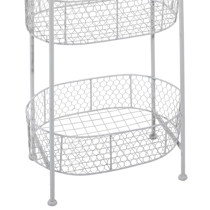 Ophelia & Co. 3 Tier Metal Basket & Reviews | Wayfair