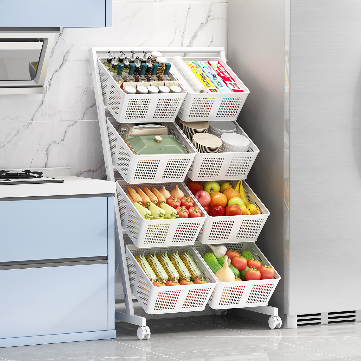 POPLARBOX 4 Tier Utility Cart | Wayfair