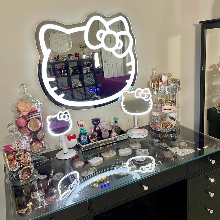 IMPRESSIONS VANITY · COMPANY Hello Kitty Wall Mirror with Wi-Fi, Smart ...