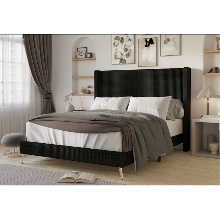 Etta Avenue™ Andretta Upholstered Bed & Reviews | Wayfair