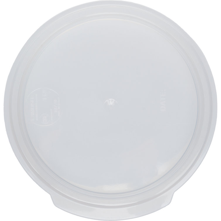 Carlisle Food Service Products Clear Circle Plastic Lid | Wayfair