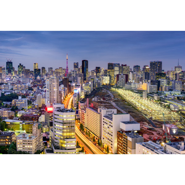Ebern Designs Mekinson Tokyo Cityscape by Seanpavonephoto - Print | Wayfair