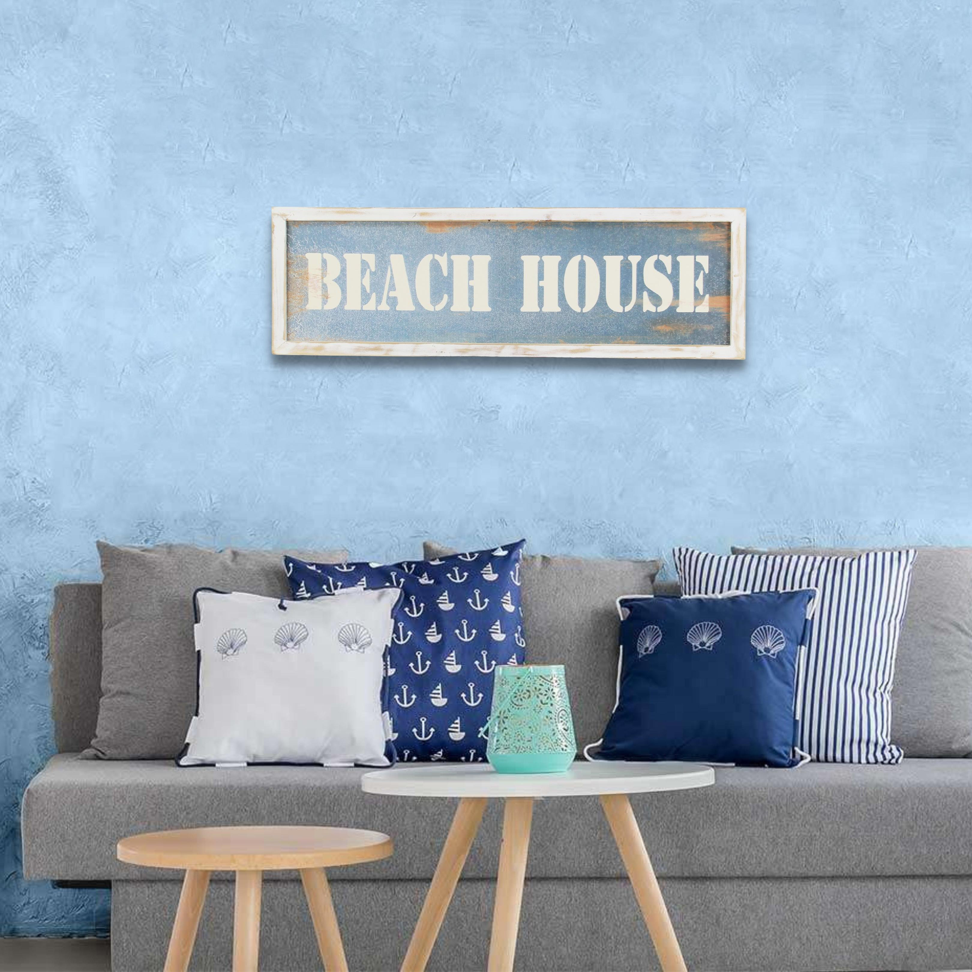 Highland Dunes Wooden Framed Beach House Wall Décor | Wayfair