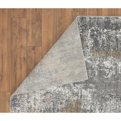 17 Stories Performance Gray Rug | Wayfair