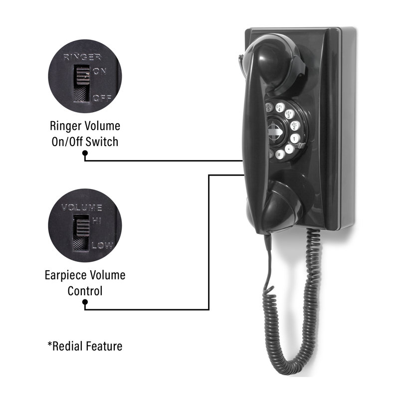 Williston Forge Classic Wall Phone & Reviews | Wayfair