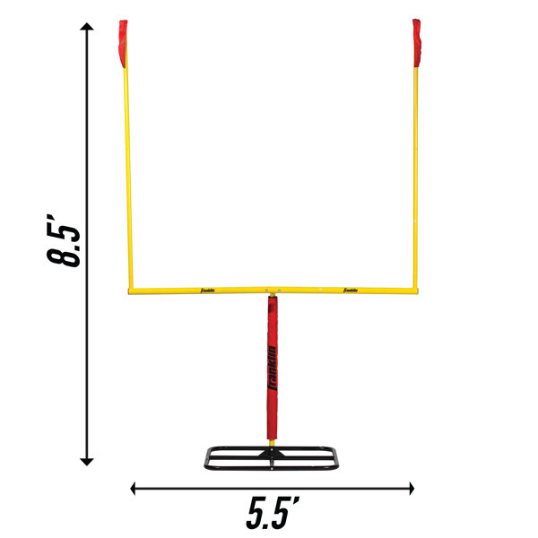 Franklin Sports Authentic Steel Football Goal Post 8.5' X 5.5' | Wayfair