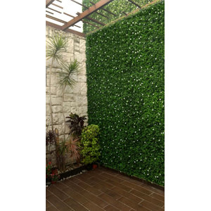GreenSmart Dekor 1.6 ft. H x 1.6 ft. W Artificial Tulum Leaf Fence ...