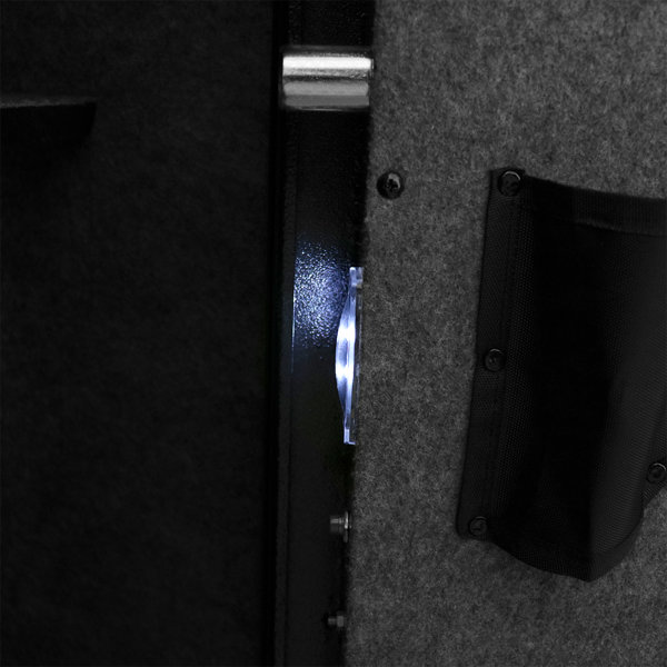 SNAILHOME Gun Safe with Biometric and Electric Lock, 5 Gun with Scope ...