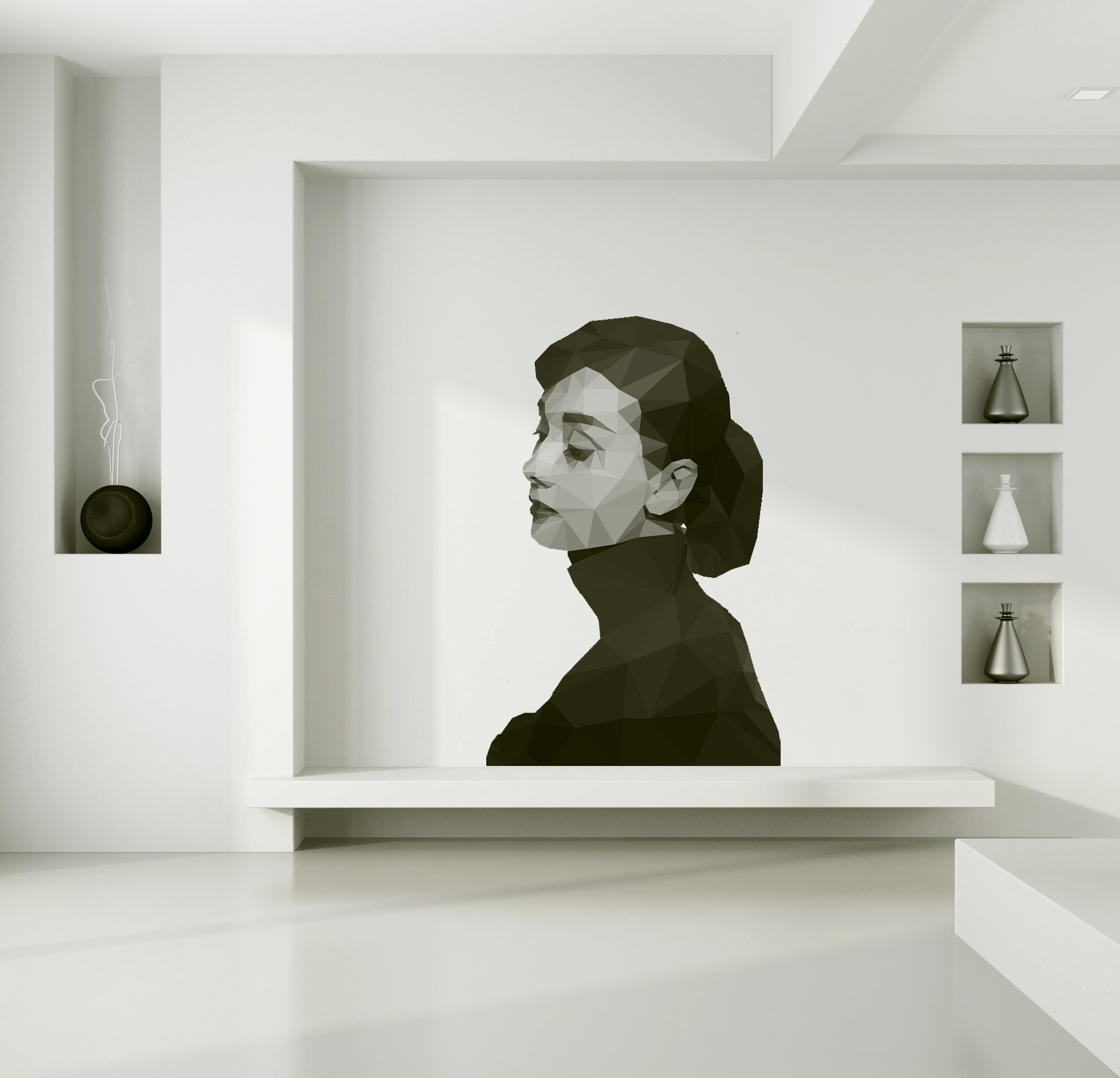 Ebern Designs Polygonal Legendary Wall Decal | Wayfair