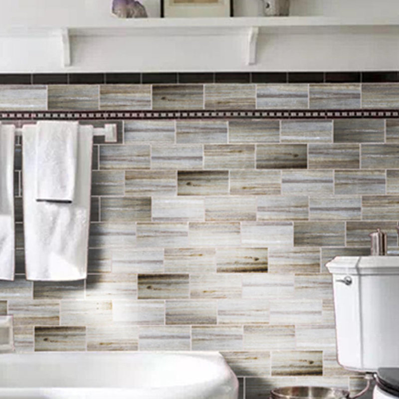 SkinnyTile 6" x 3" Glass Peel and Stick Subway Tile & Reviews | Wayfair