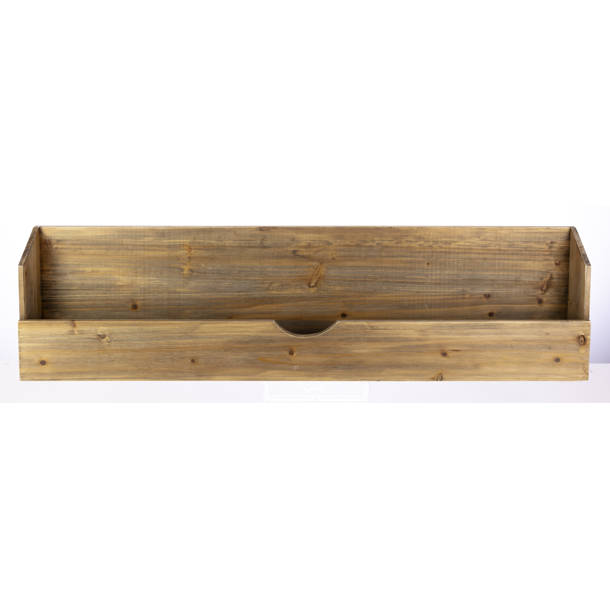 DSOV Burdock 13" x 37" x 7.5" Rustic Wood and Metal Wall Vertical ...