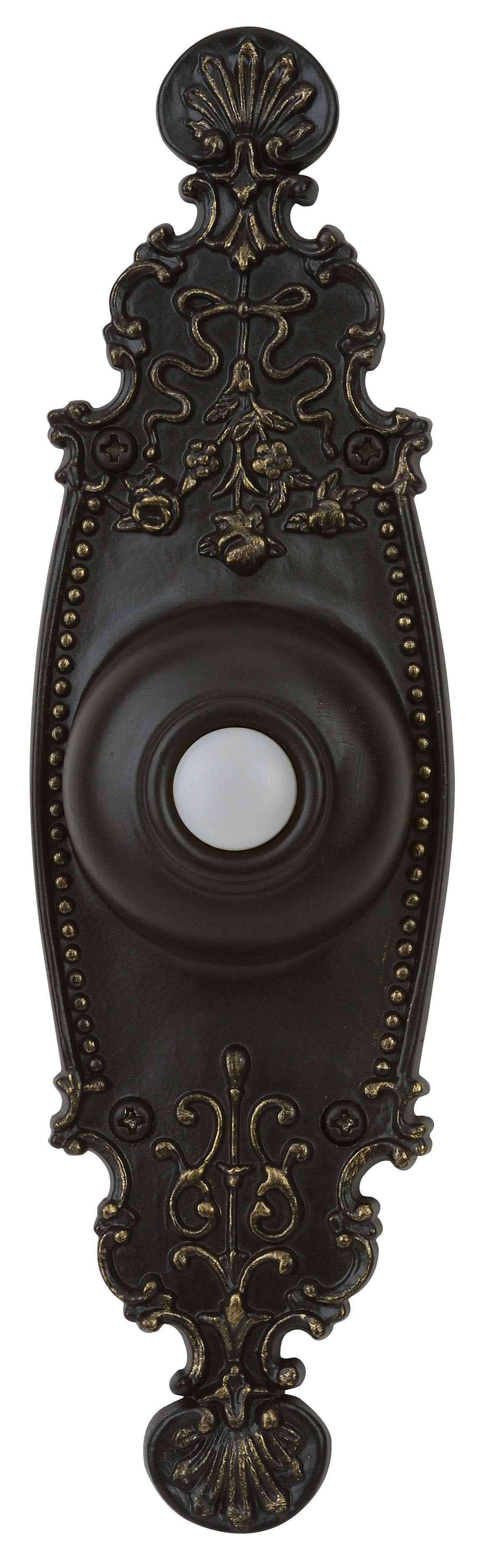 Darby Home Co Surface Mounted Traditional Oval Push Button in Antique ...