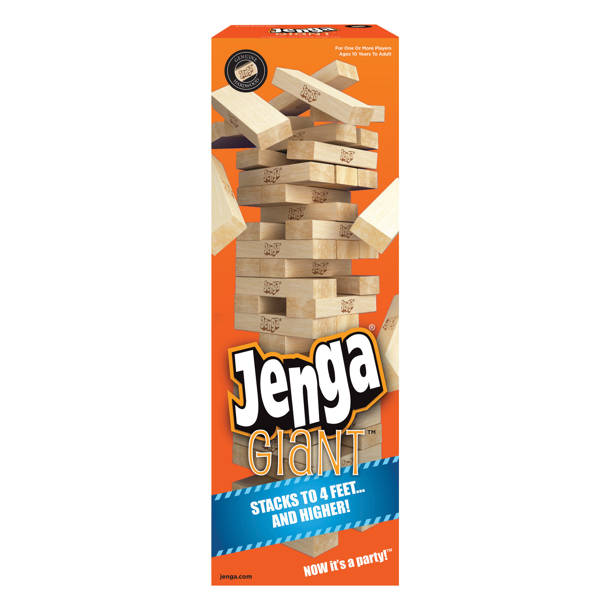 Jenga® XXL Gigantic Cardboard Edition Game (Wayfair Exclusive ...