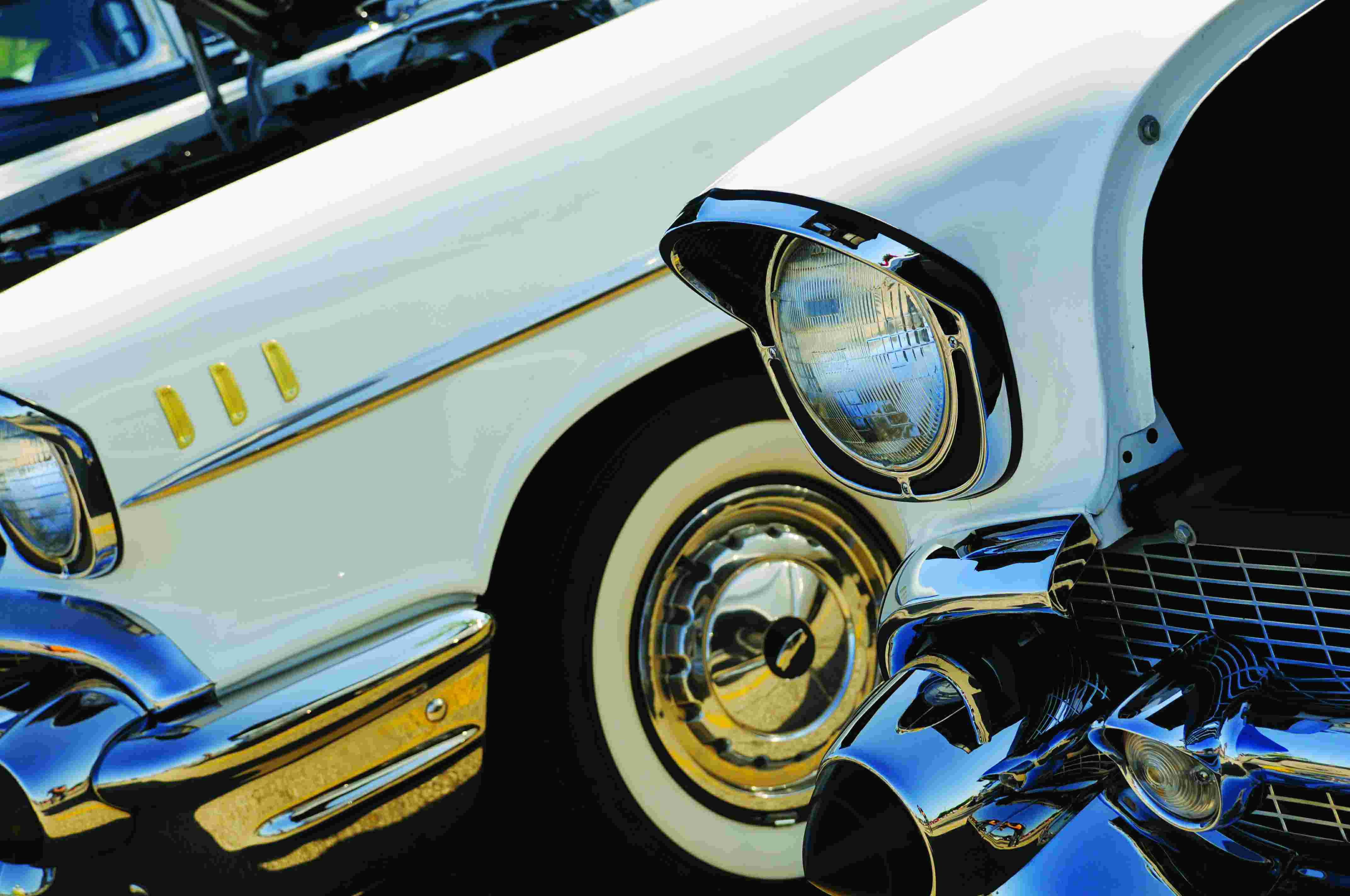 17 Stories Row Vintage Cars 2 - Wrapped Canvas Photograph | Wayfair