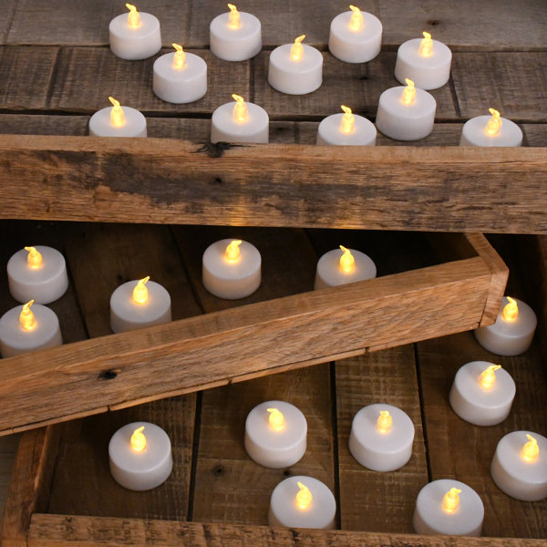 Ebern Designs Battery Operated LED Tea Lights & Reviews | Wayfair