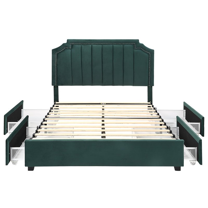 Rosdorf Park Fionnlagh Upholstered Storage Bed | Wayfair