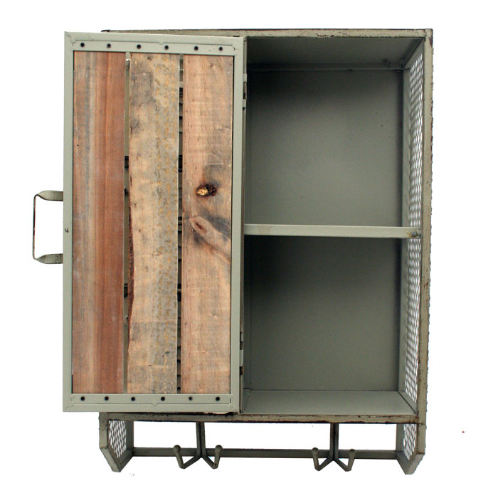 Contrast, Inc Metal Wall Storage Organizer with Key | Wayfair