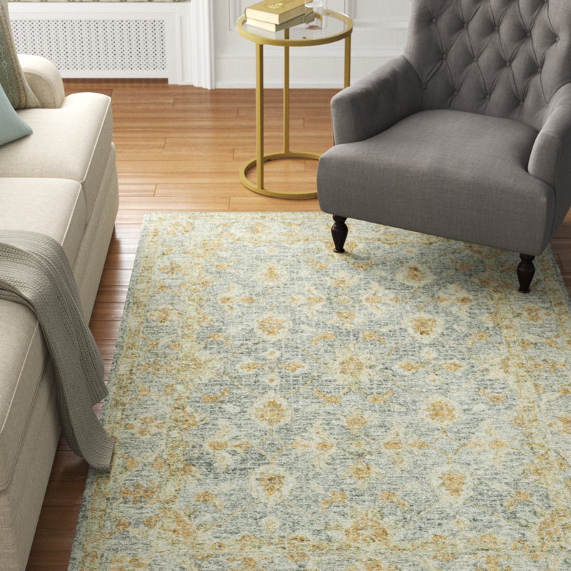 Charlton Home® Fitzwater Handmade Hand Hooked Wool Spa Rug & Reviews ...