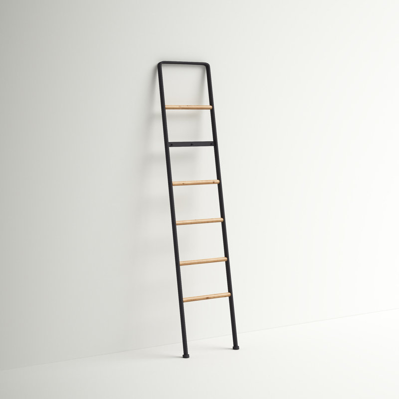 Sand & Stable Black Metal 6 Rack Ladder & Reviews | Wayfair