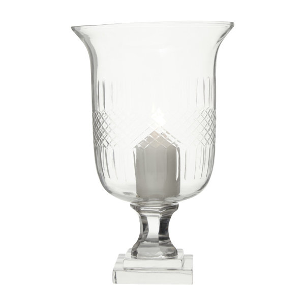 Rosdorf Park Cortina Small Diamond Cut Candle Holder | Wayfair.co.uk