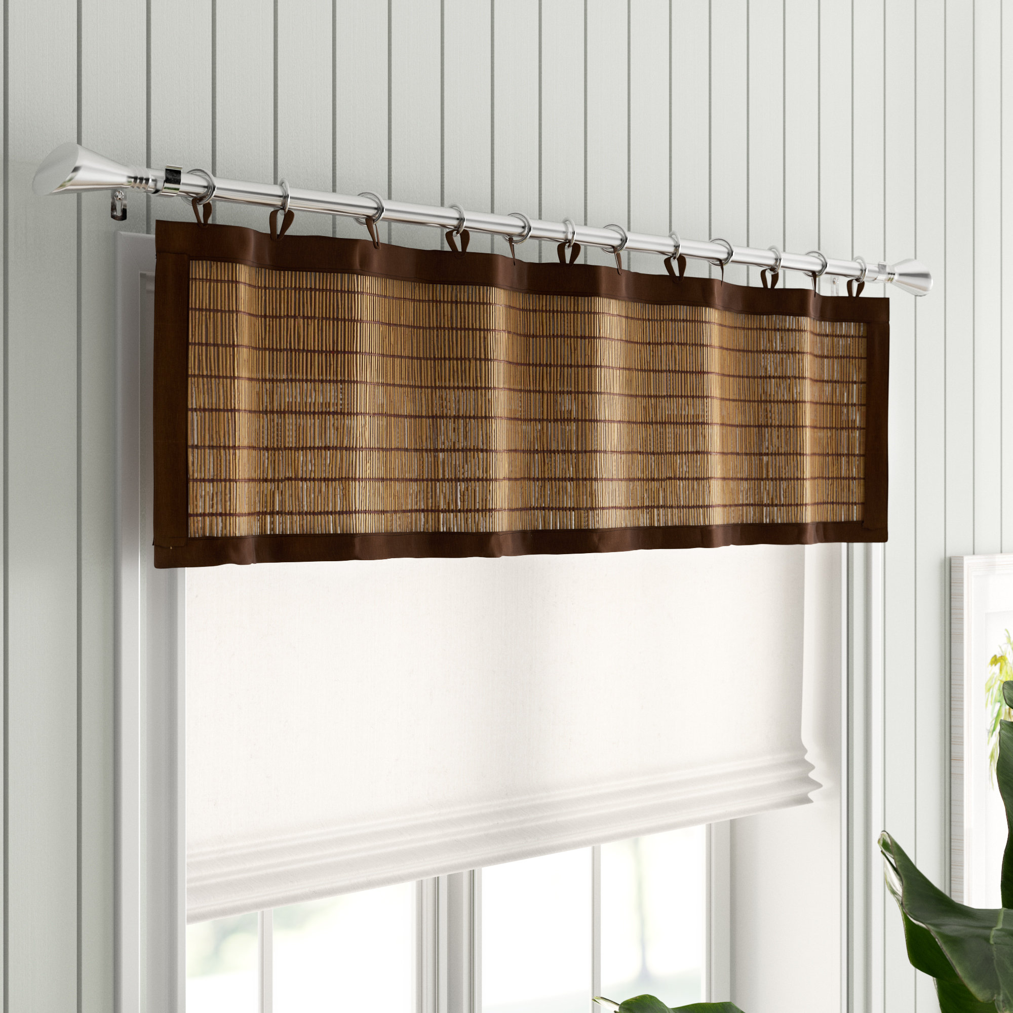 Bay Isle Home Haraway Cotton Tailored Window Valance & Reviews | Wayfair