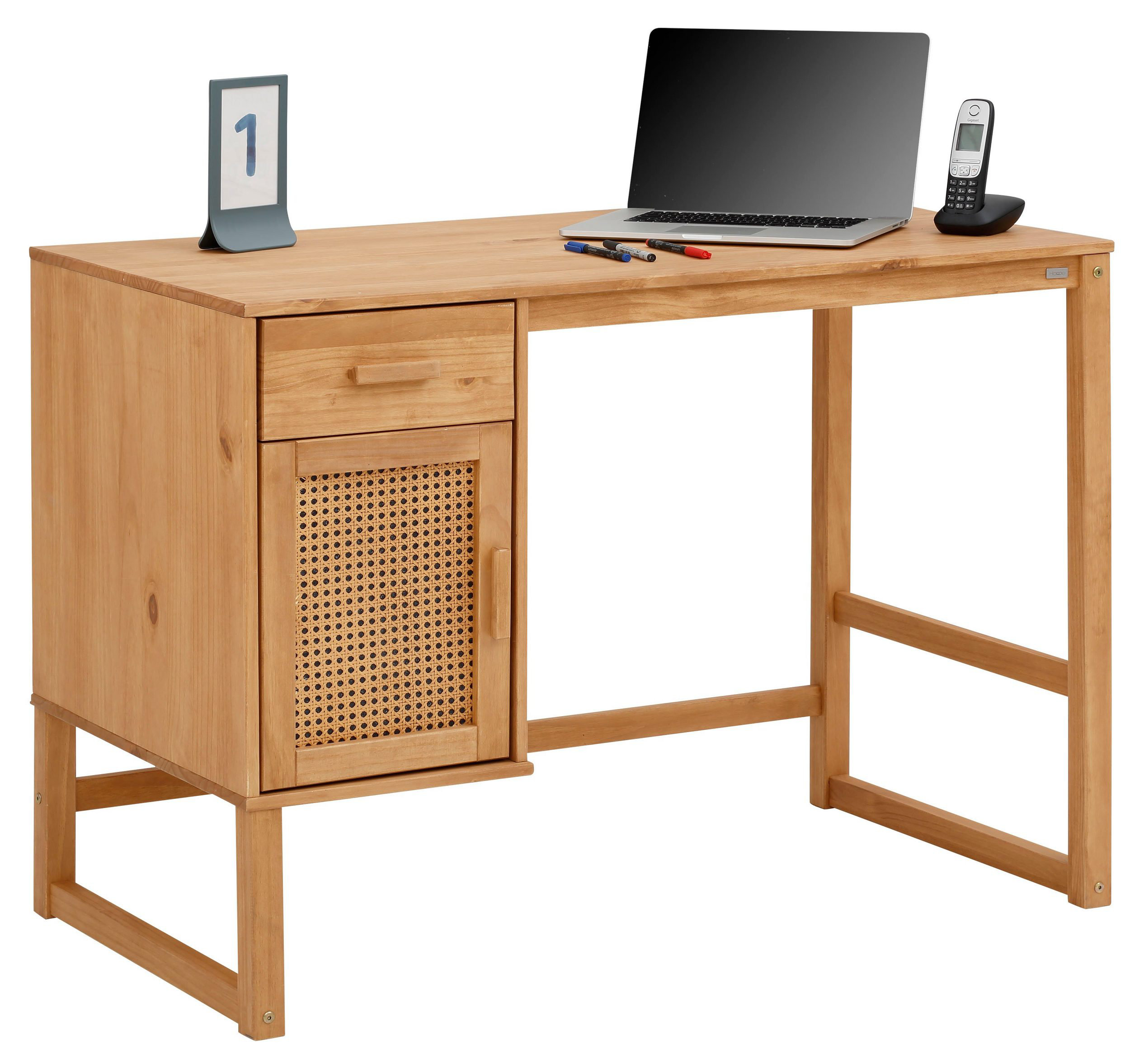 Bay Isle Home Eagletown 110Cm W Rectangular Computer Desk with Cabinet ...