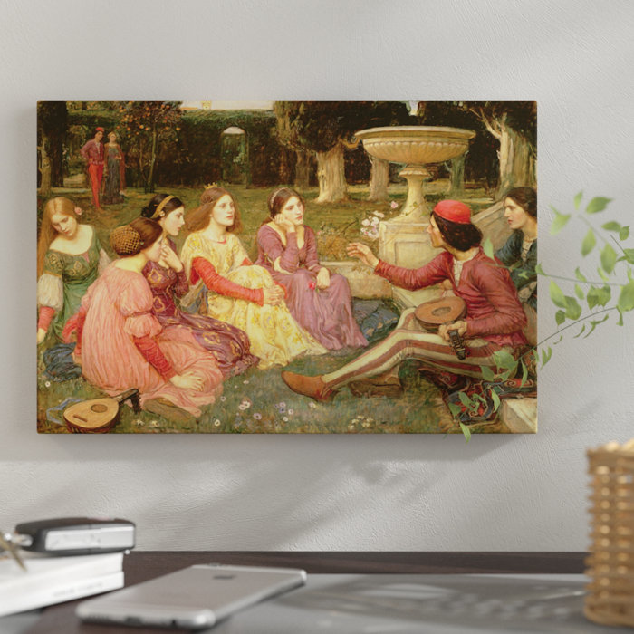 Vault W Artwork The Decameron, 1916 by John William Waterhouse ...