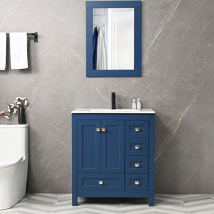 Wayfair | 30 Inch Blue Bathroom Vanities You'll Love in 2023