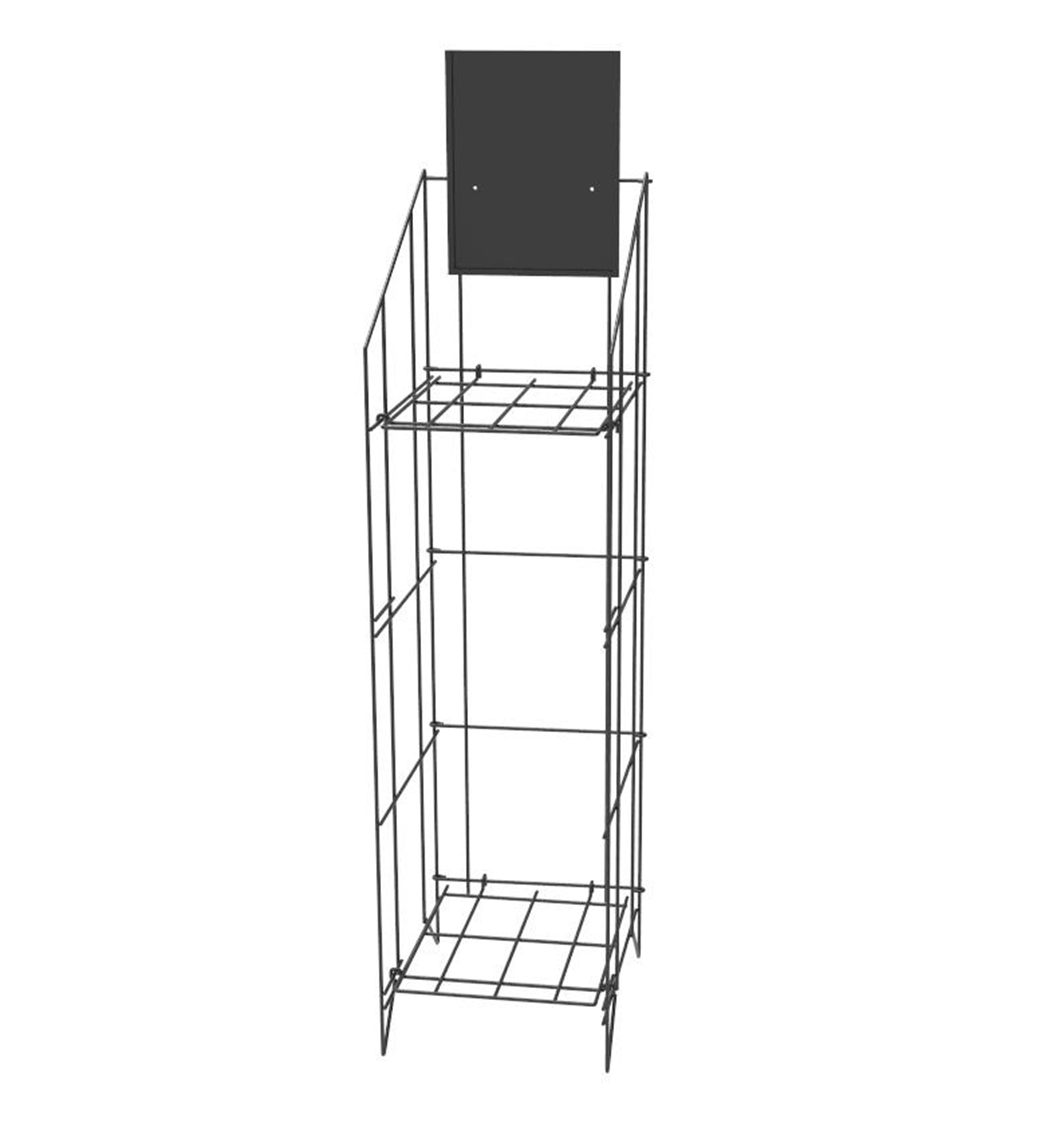 Rebrilliant® Display, Bulk Newspaper Wire Rack Magazine Stand 1112-912 ...