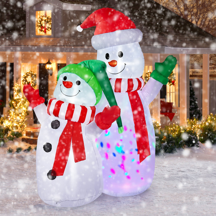 The Holiday Aisle® Christmas Snowman Blow-up Inflatable | Wayfair