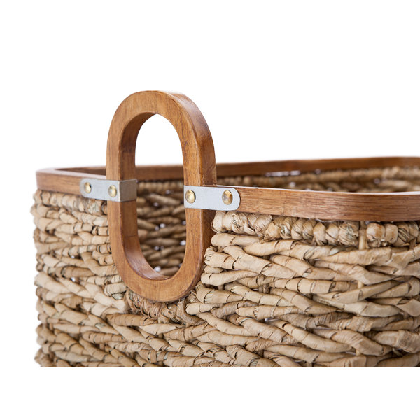 Bay Isle Home Twisted Storage Wicker Basket & Reviews | Wayfair